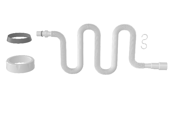 Гибкая труба с гайкой 1342 NOVA PLASTIK