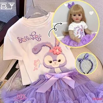 Кукла реборн одежда NPK Подходит для 50-55 см Набор одежды для куклы letao