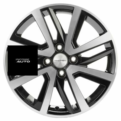 Колесный диск Khomen Wheels KHW1609 (Vesta/Largus) 6x16 4x100.0 ET50 D60.1 черный