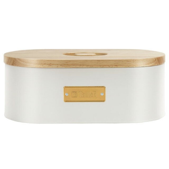 TALLER Hugge хлебница из углеродистой стали и дерева гевеи 34,1х18,5х12,6см