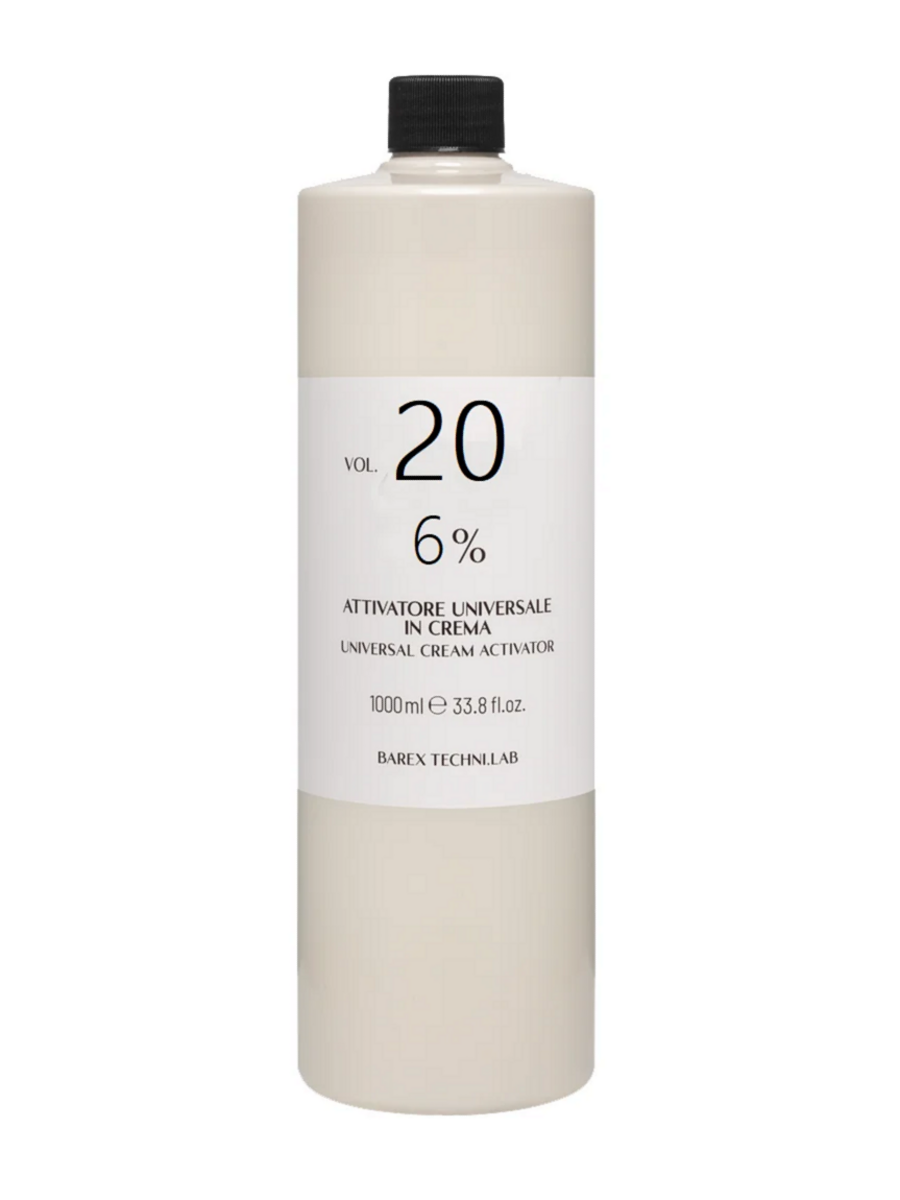 Оксидант Barex Attivatore Universale In Crema, Универсальный крем-активатор, 6%, 1000 мл