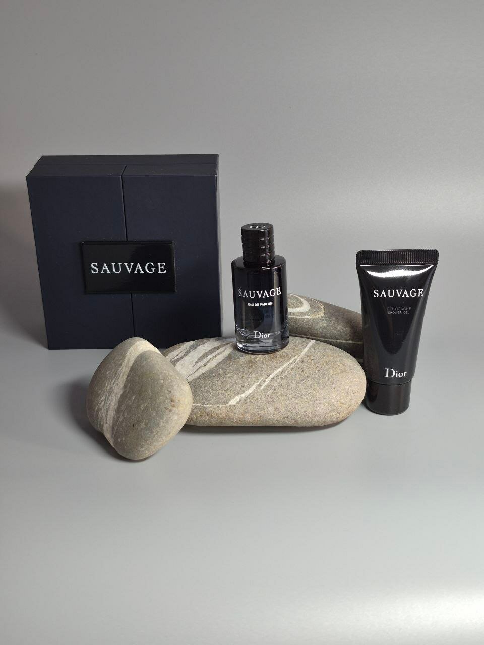 Набор "Christian Dior Sauvage", парфюмерная вода и гель для душа