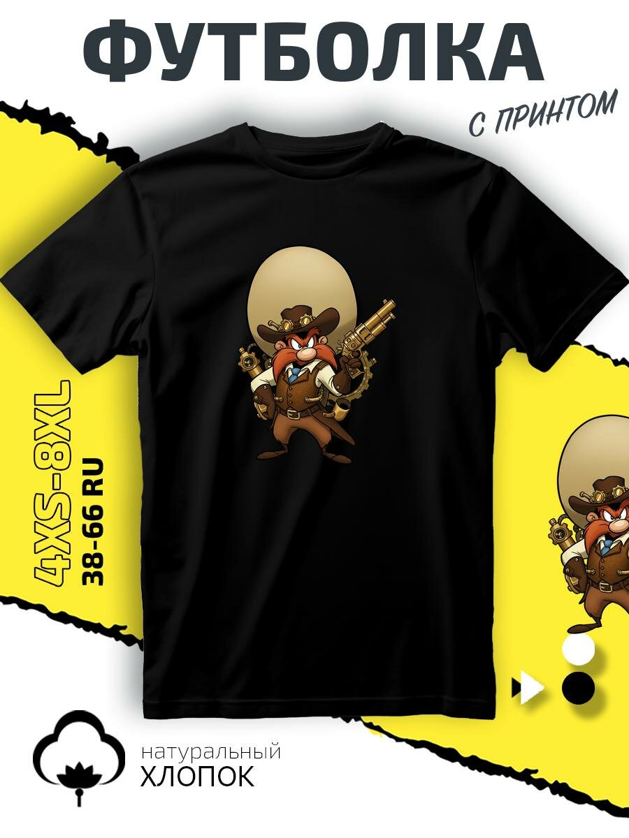 Футболка Ковбой steampunk стрелок