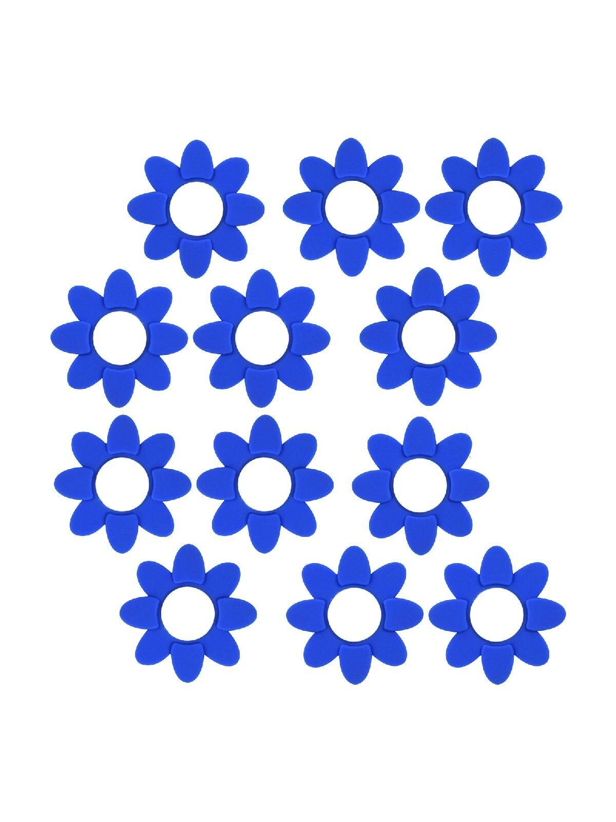 12шт Силиконовый Гаситель Теннисных Струн В Форме Цветка Теннисный Гаситель Вибрации