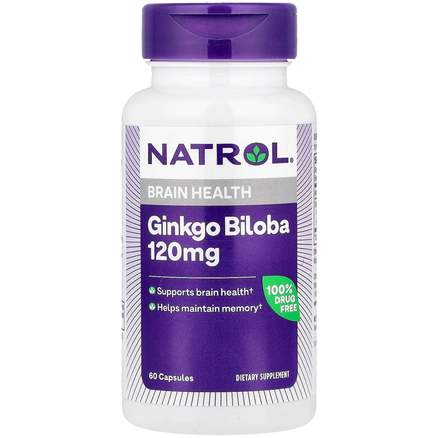 NATROL Гинкго Билоба, 60 капсул х 120 мг