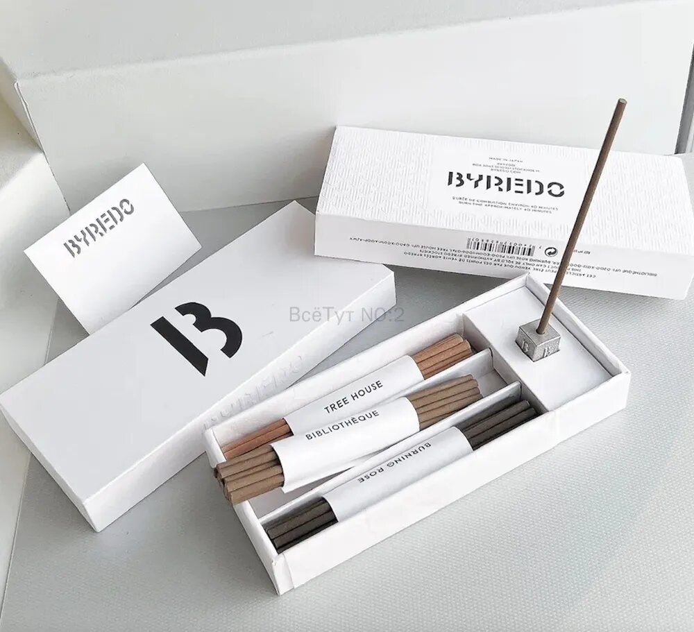 Набор благовоний BYREDO, Trois Encens Gift Set (60 палочек)