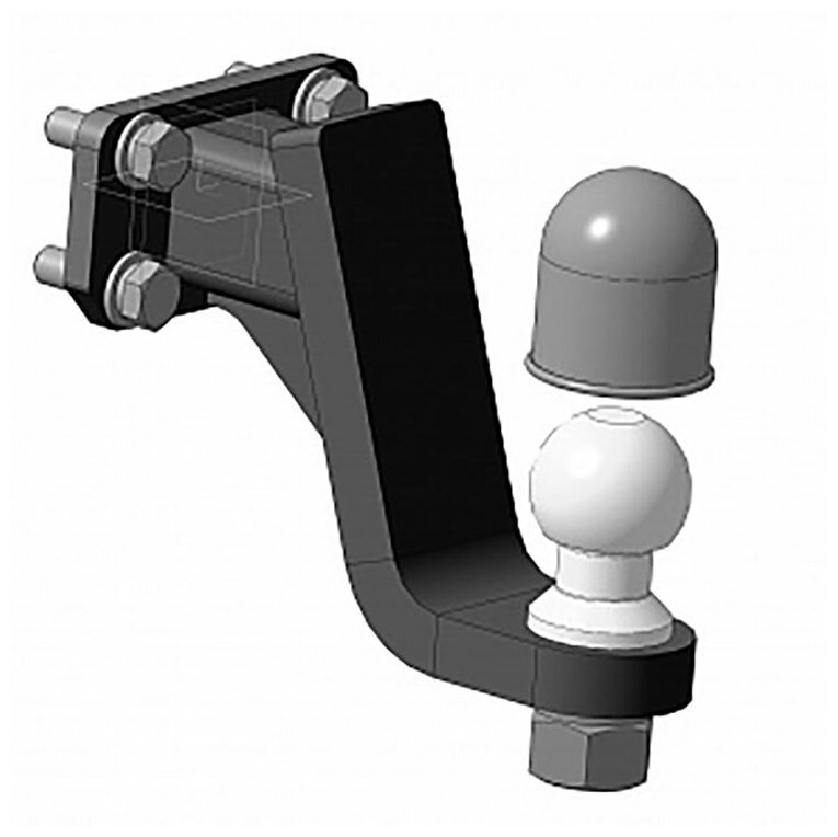 Фаркоп (тягово-сцепное устройство) Bizon на Хавал Н9 2014-2020