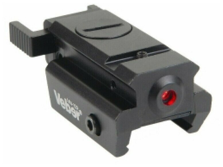 Лазерный целеуказатель Veber "MN-10R", алюминиевый, для охоты, черный