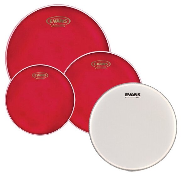 EPP-HRUV1-S Hydraulic Red Standard Набор пластиков для малого и том барабана (12, 13, 16)+14", Evans