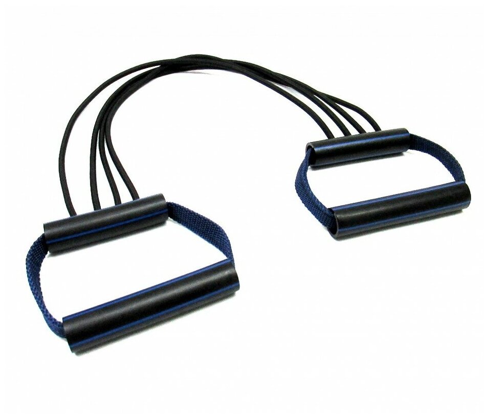 Эспандер плечевой подростковый с ручками, 4 резинки 32-11, длина 62 см