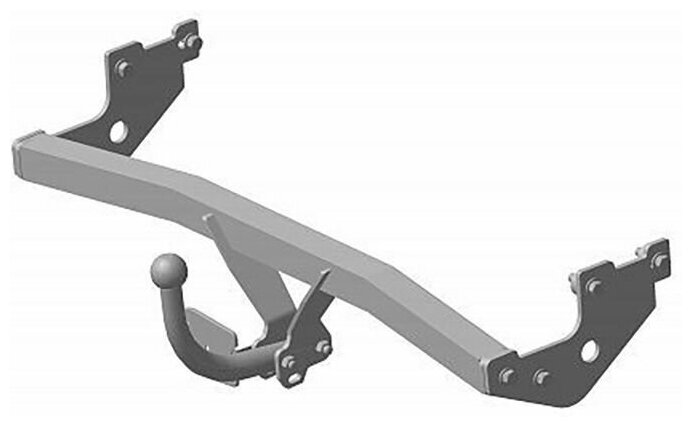 Фаркоп (тягово-сцепное устройство) AvtoS на Хендай Гетц 2005-2011