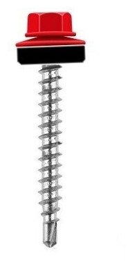 Саморез кровельный 4.8*35 RAL 3020. Количество: 250 шт. DAXMER