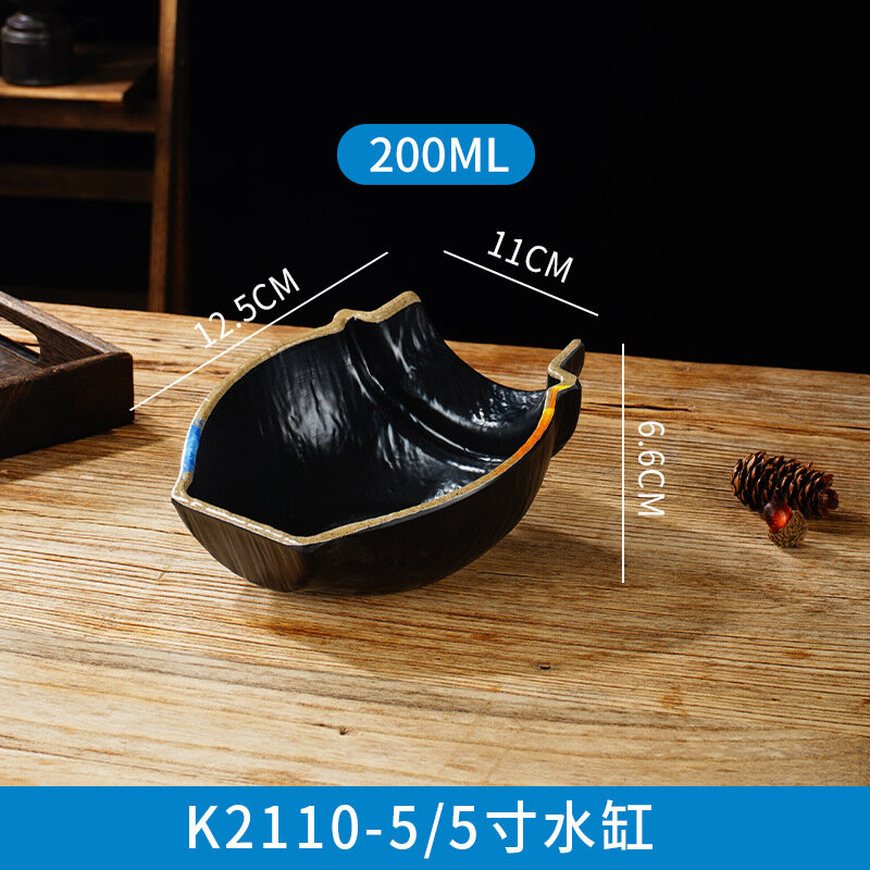 Меламин натирание блюдо в форме чаши Ретро натирания блюдо чаша Овощной скошенный блюдо бочонок китайская барная посуда