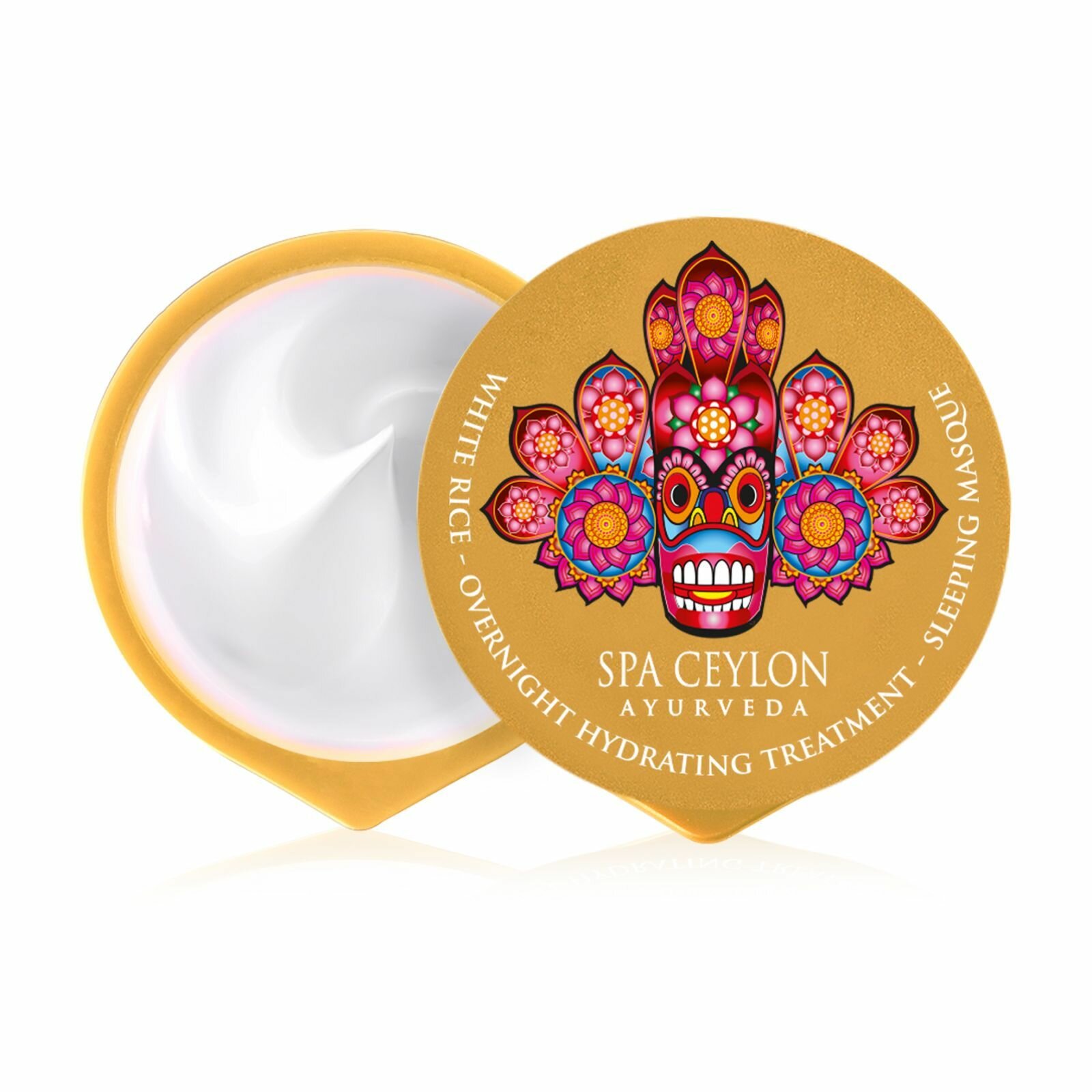 SPA CEYLON Ночная увлажняющая маска для лица "белый РИС", 15мл