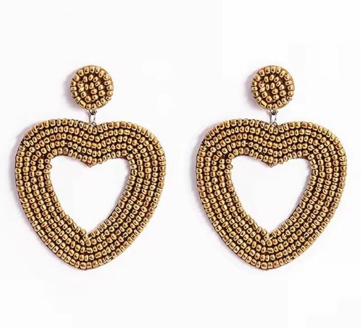 Серьги, бисер