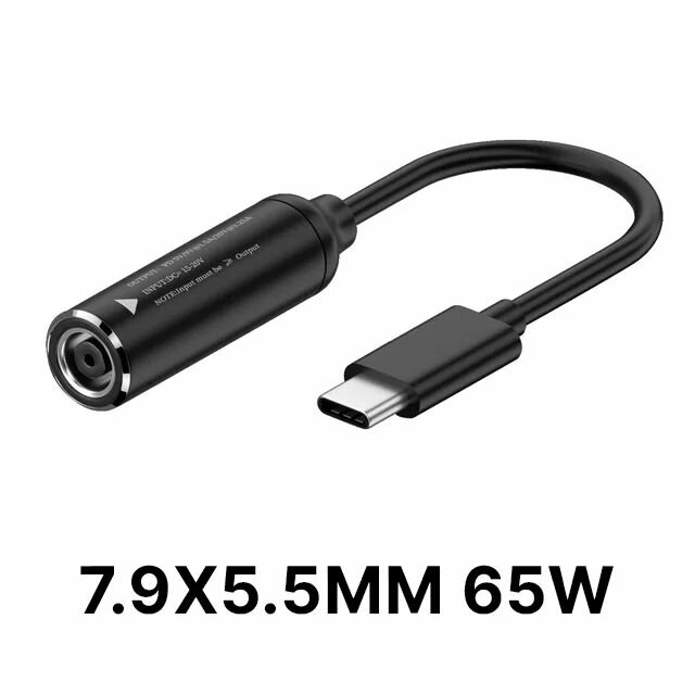 Переходник DC 7.9X5.5 to Type-C 65W для ноутбука