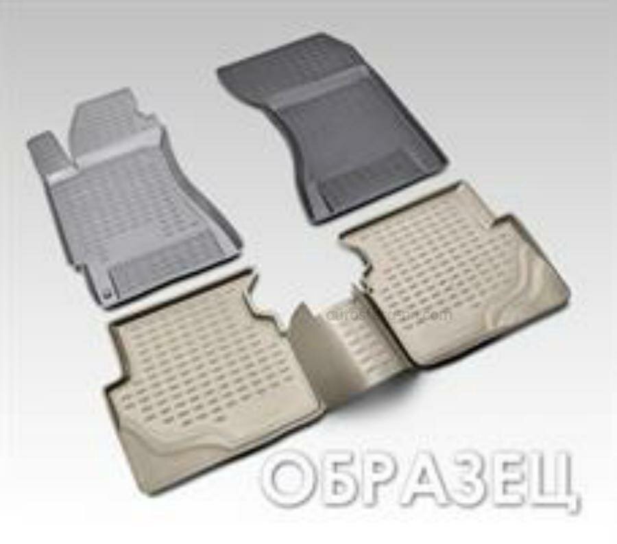 NOVLINE NLC4813210K Комплект резиновых автомобильных ковриков в салон TOYOTA Corolla Verso 03/2004-10/2009, 4 шт. (полиуретан)