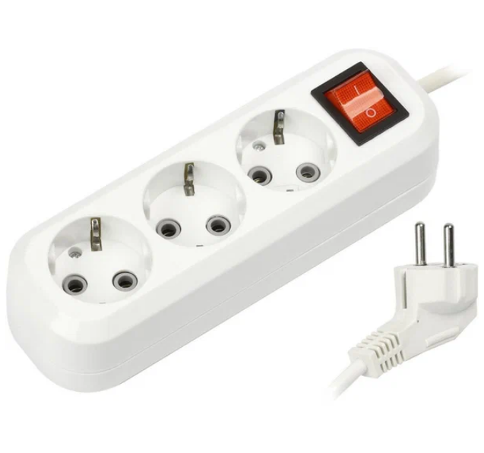 Удлинитель SMARTBUY SBE-16-3-02-ZS 3 гнезда 2 метра