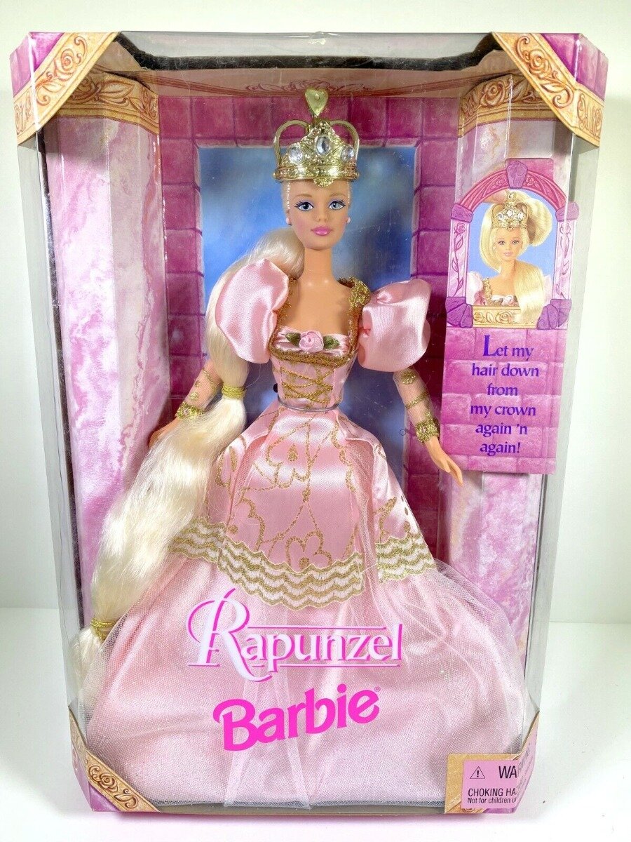 Кукла Barbie as Rapunzel (Барби Рапунцель с короной)