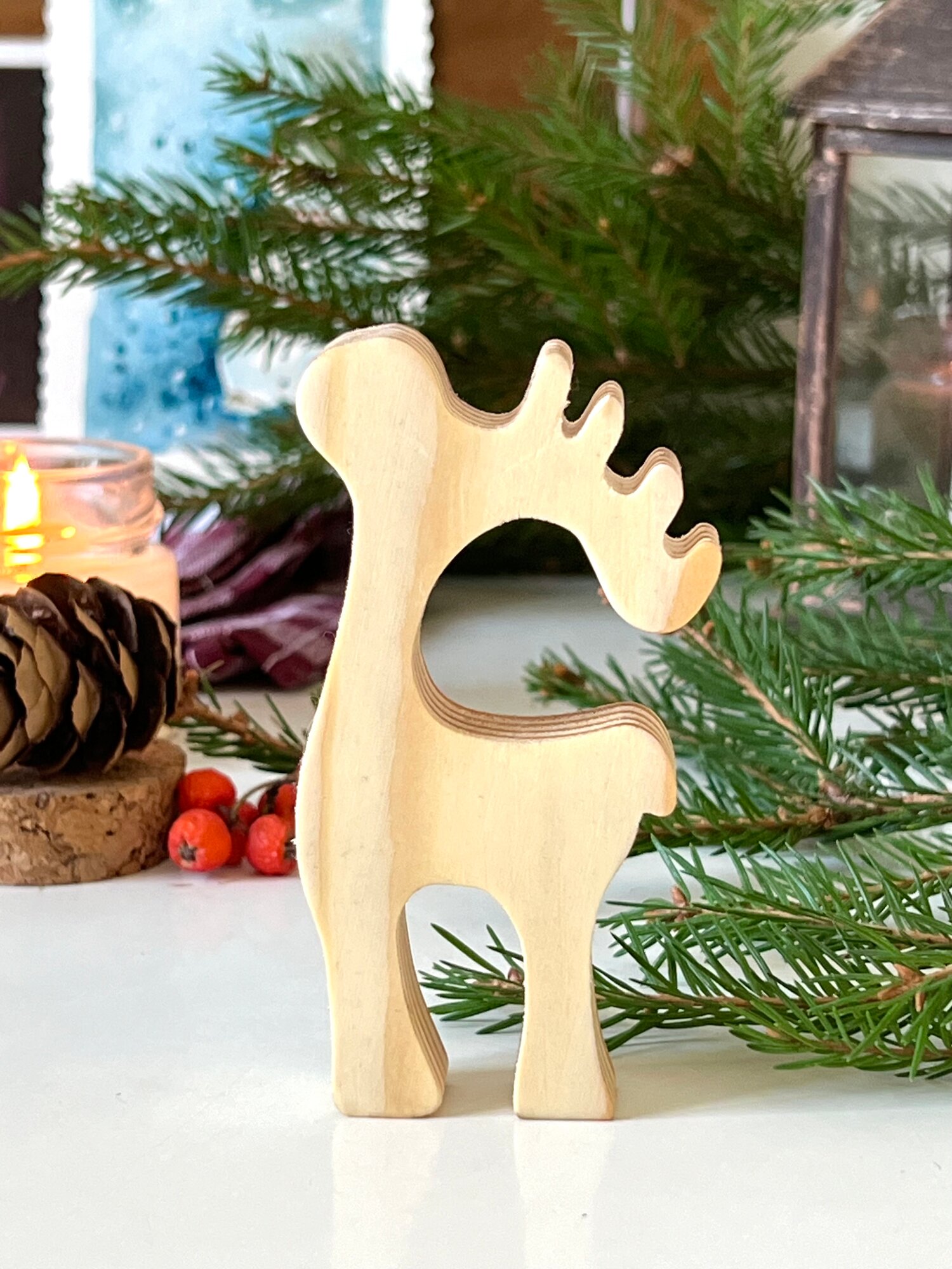 Лосик на елку «Скандинавский»