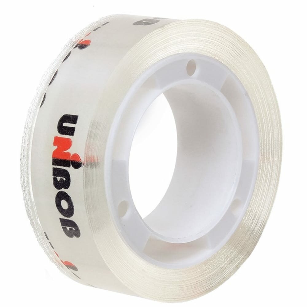 Канцелярская клейкая лента Unibob 214964