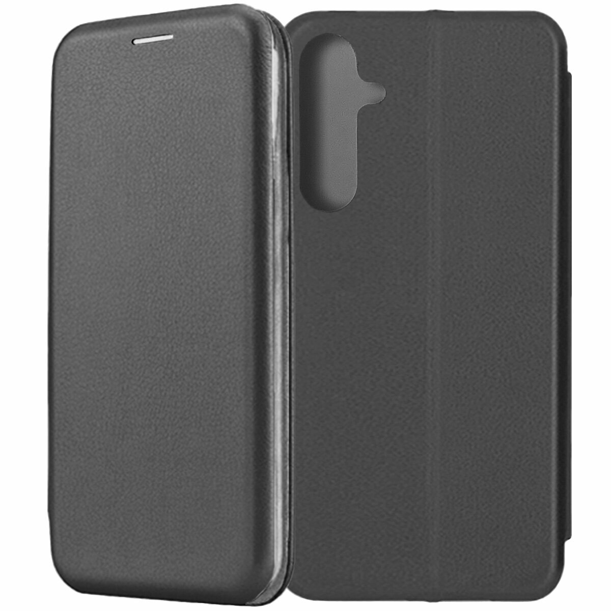 Чехол для Samsung Galaxy A35 5G A356 черный / книжка, подставка, отделение для карт