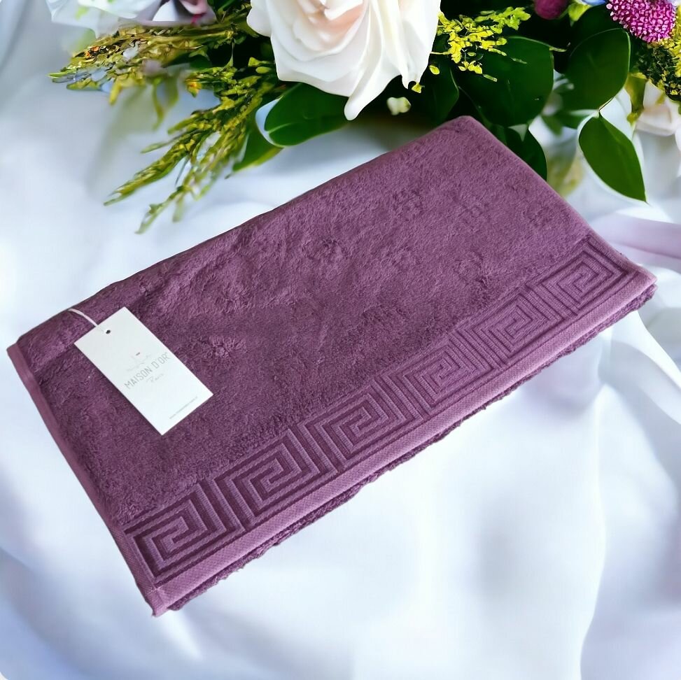 Maison D'or полотенце AUSTIN 1 шт 50*100 баклажан