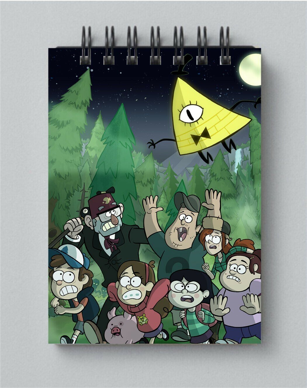 Блокнот Mewni-Shop с принтом А4 "Гравити Фолз" - 63