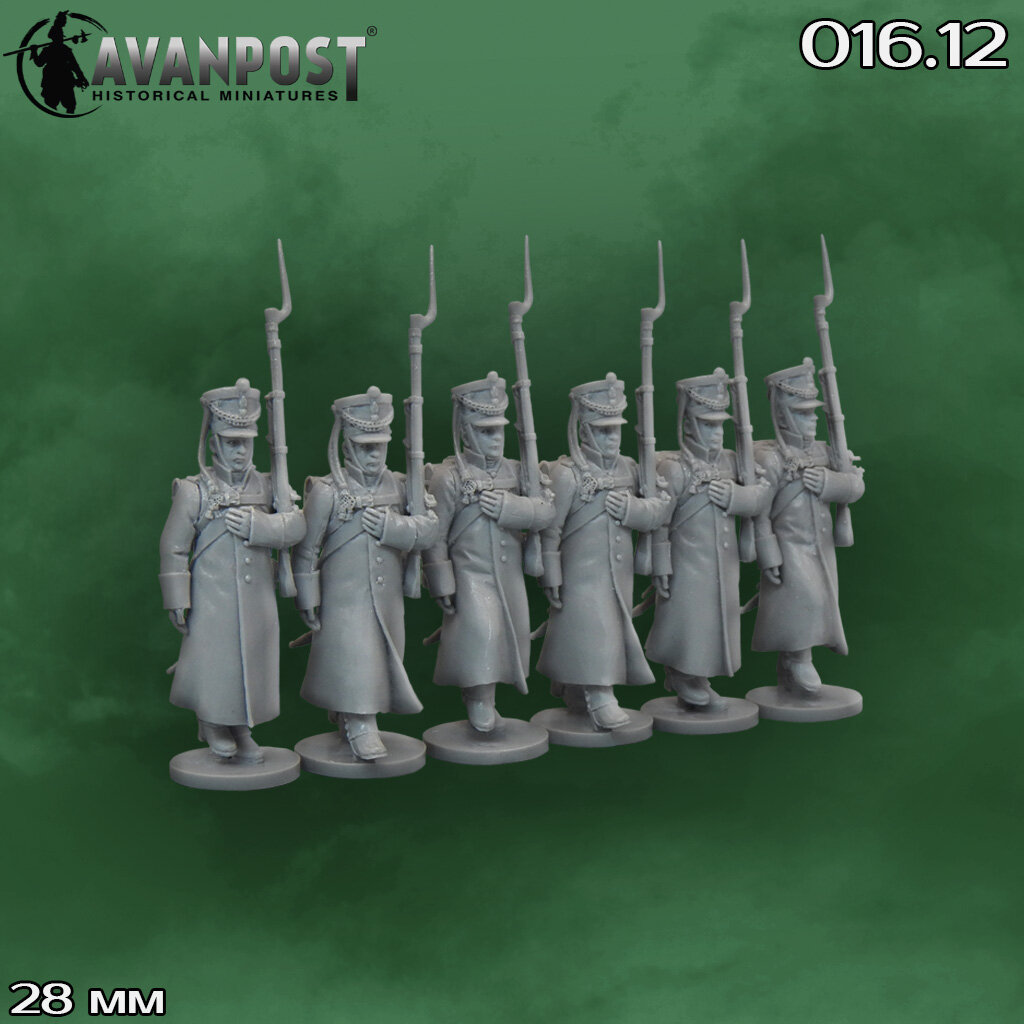 016.12АП Русская тяжёлая пехота: мушкетёрская рота (в шинелях)