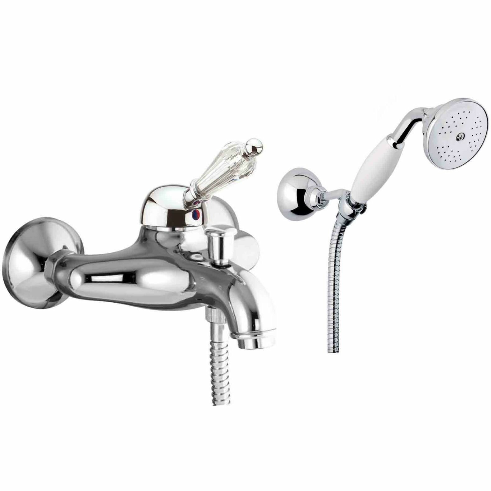 Смеситель для ванны Fiore (Фиоре) Imperial-Sky (Swarovski) 82CR5104, хром