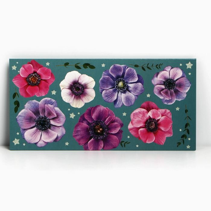 Конверт для денег Цветы , 16.5 8 см