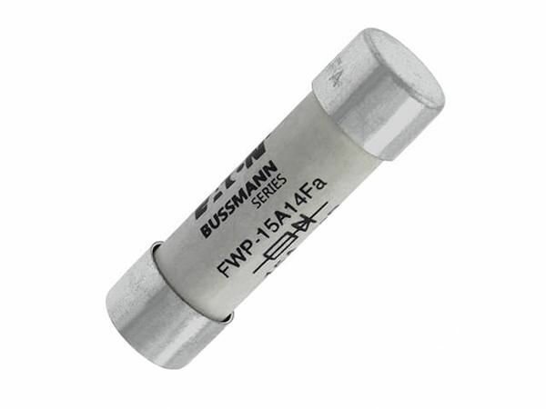 Предохранитель (плавкая вставка) BUSSMANN FWP-15A14F быстродействующий с характеристикой AR, 15А, 690В AC-700В DC, 14x51 мм