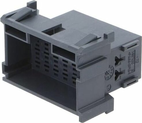 Разъем TE Connectivity 1-967630-2 automotive серый вилка "папа" PIN 21 обжим на провод 1 шт