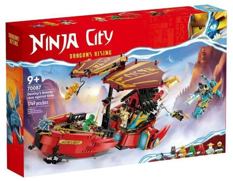 Kонструктор Lepin 70087 Ниндзяго race against time