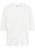 Футболка Filippa K Braid Knit, размер 32, бежевый/белый