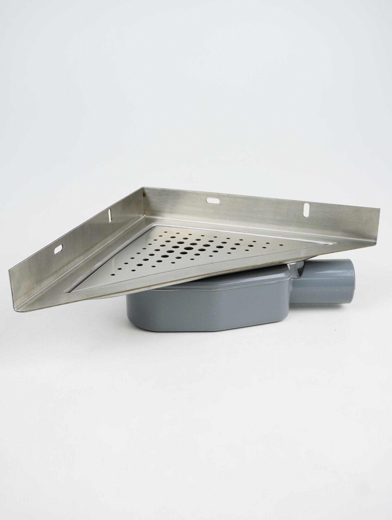 Орио трап для душа (250х250) напольный угловой, ТУ-250