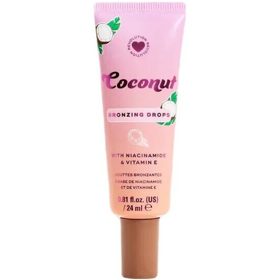 Бронзер жидкий I Heart Revolution Coconut Bronzing Drops, 24 мл