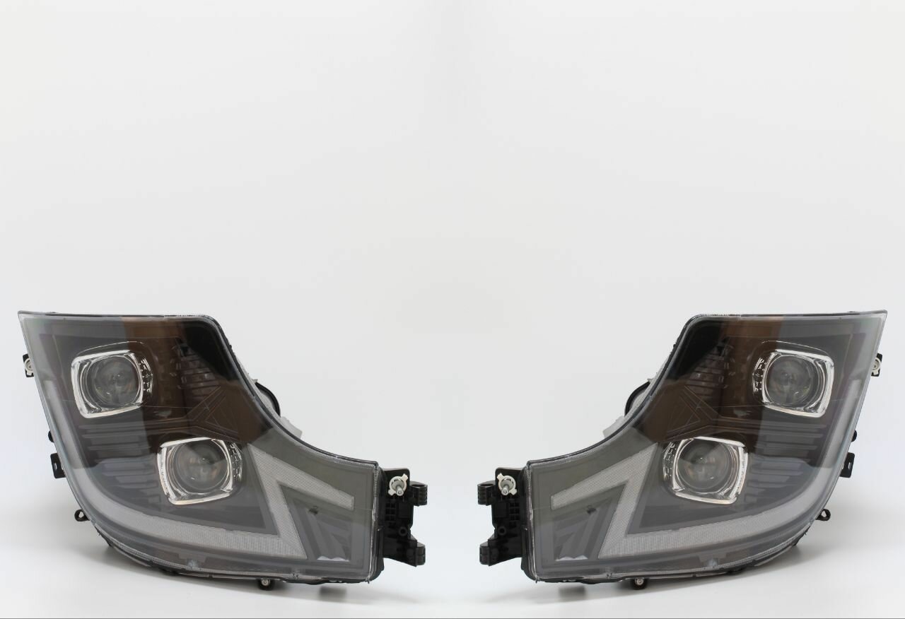 Комплект фар Мерседес Актрос МП4 Фары MERCEDES ACTROS MP4 BI LED