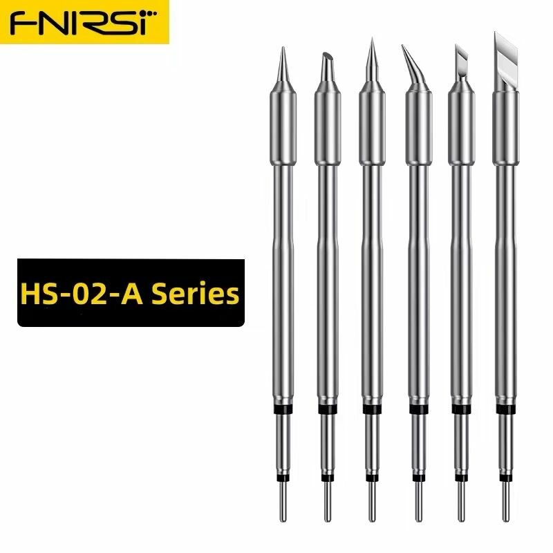 6шт Жало паяльника, Подходит для Умный электрический паяльник FNIRSI HS-02A