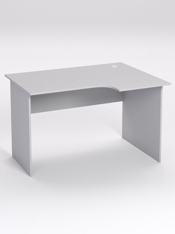 Стол эргономичный офисный СЭ-16 (правосторонний), Серый. Производитель товара - компания Westcom.