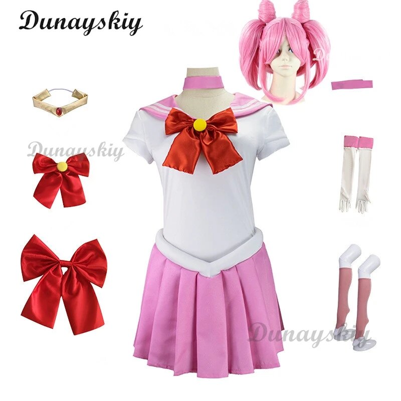 Костюм Аниме Сейлор Мун Dunayskiy Розовый, XXXL, W9C9