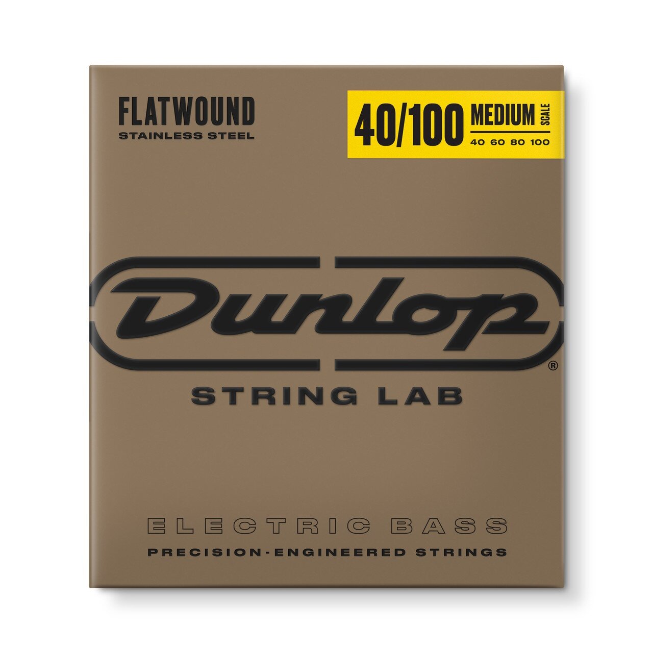 Струны для бас-гитары Dunlop DBFS40100M Flatwound 40-100