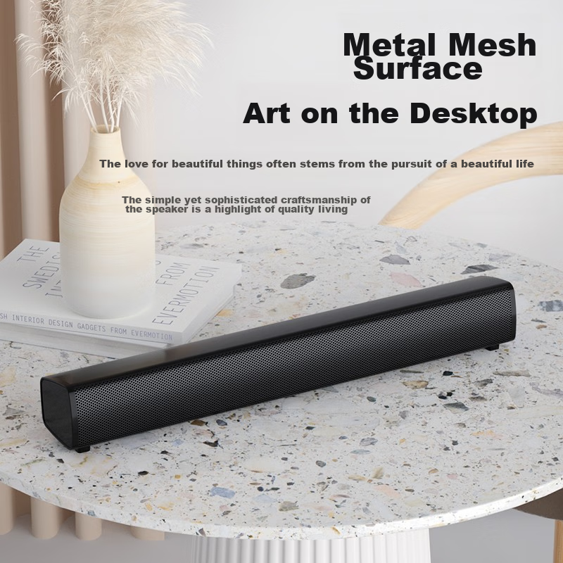 Newmine BT60 Speaker, Computer Speakers, Home Desktop Speakers, Subwoofer, Multimedia Laptop Speakers, Wired Speakers, Mini Portable Gaming Speakers, Gift