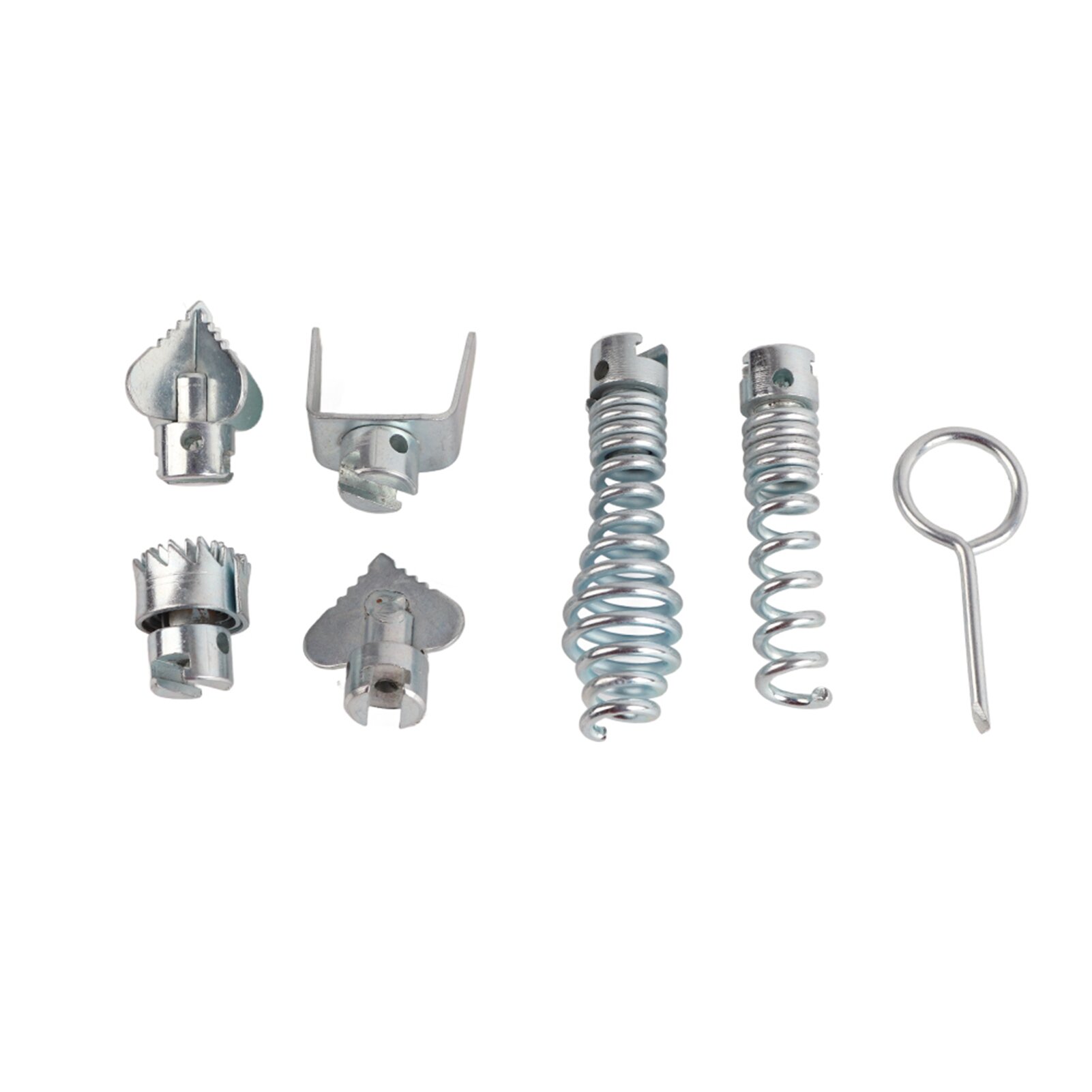 7 шт. режущих головок для прочистки канализационных труб из марганцевой стали диаметром 16 мм.