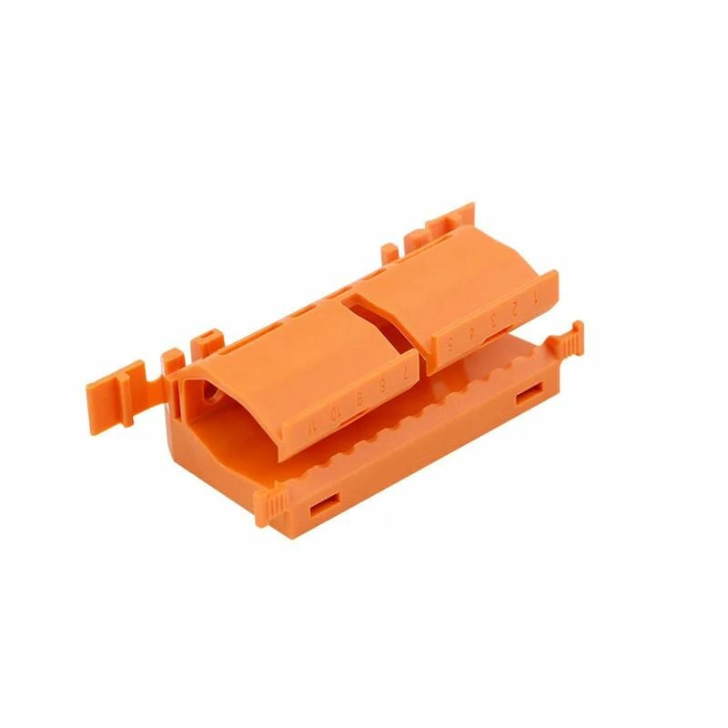 10 шт. 222-500 Монтажный держатель для 222 компактных соединителей для сращивания 222 222-412/413/414 Клеммная колодка на DIN-рейку Быстросъемный кронштейн