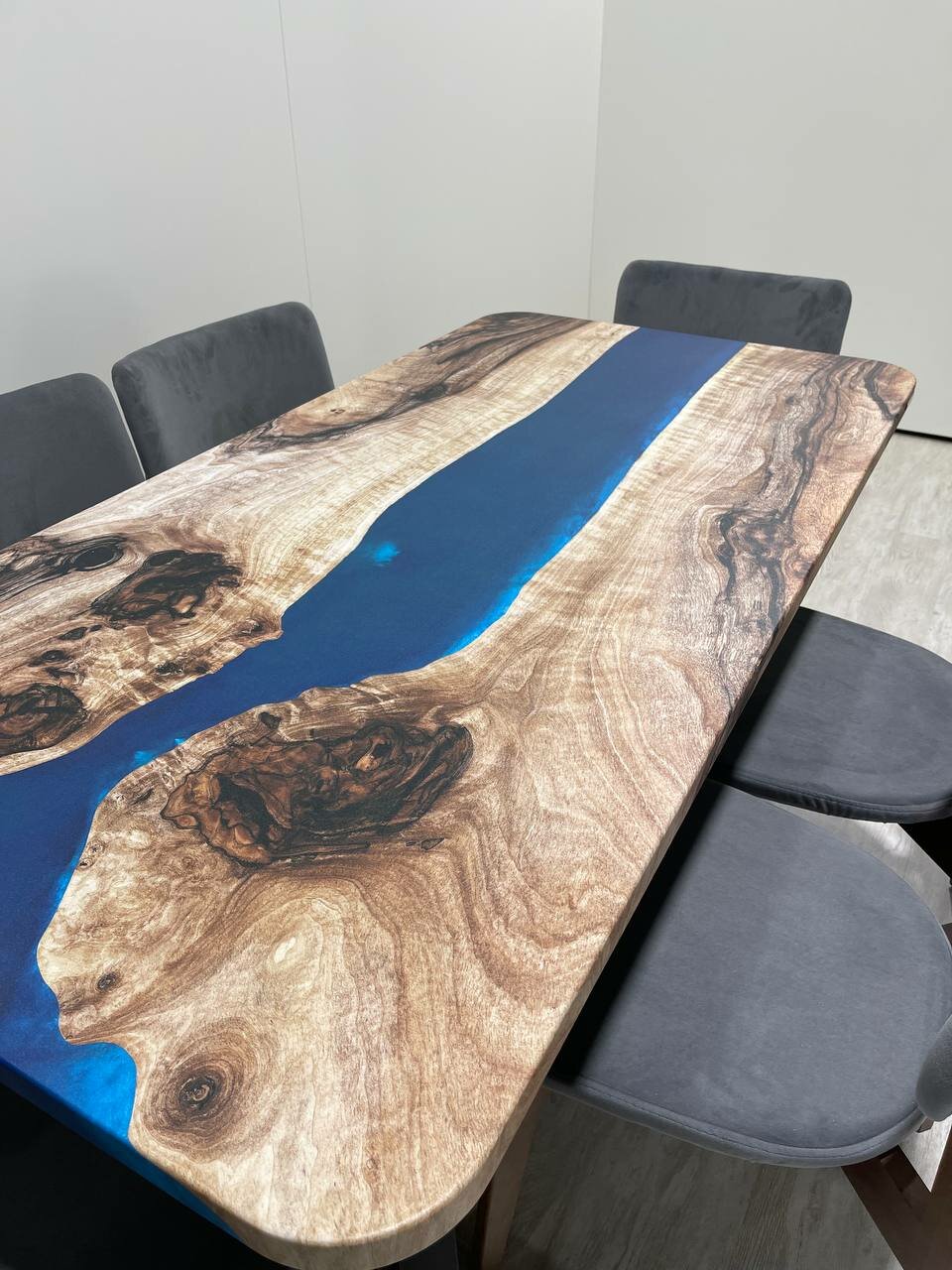 Стол кухонный обеденный прямоугольный дизайнерский лофт THETABLE•RU 220х90 3.32/3.1