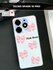 Чехол на Tecno Spark 10 Pro / Текно Спарк 10 Про с принтом "Pink Bows", прозрачн...