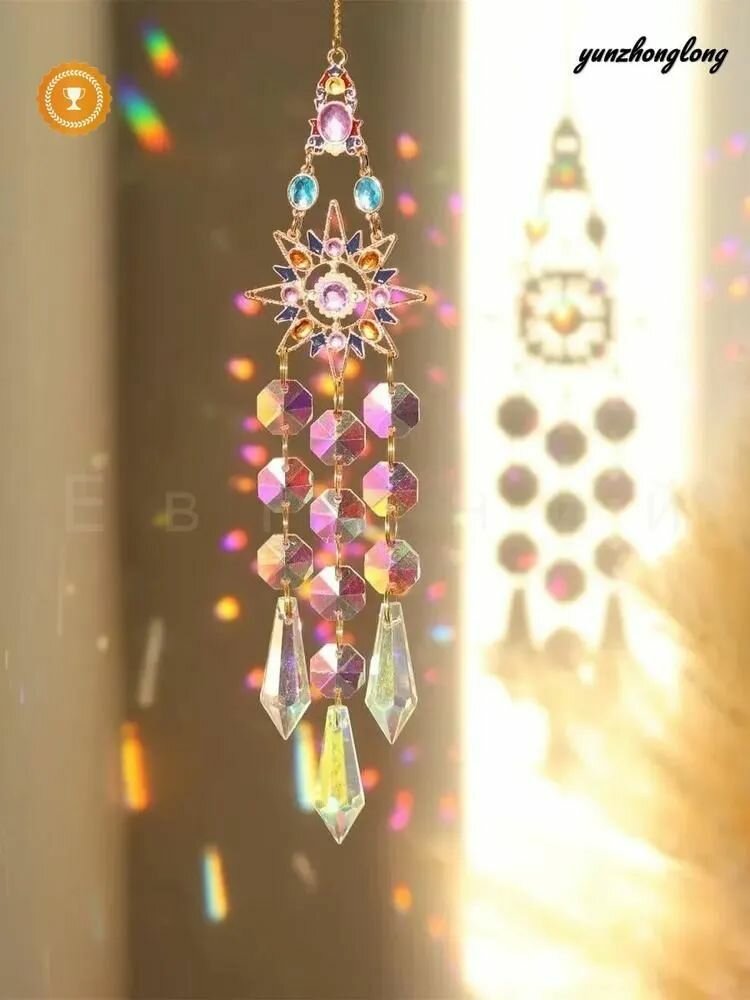 GM yunzhonglu Звезды и луна, кристалл призма для фото, ловец солнца