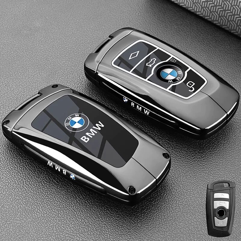 Ключница BMW B-стиль для автомобилей BMW — матовый черный, одинарная оболочка