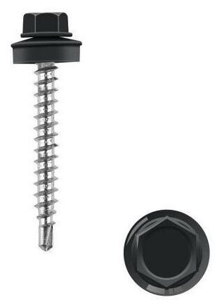 Кровельный саморез 4 8*50 150 шт RAL 9005